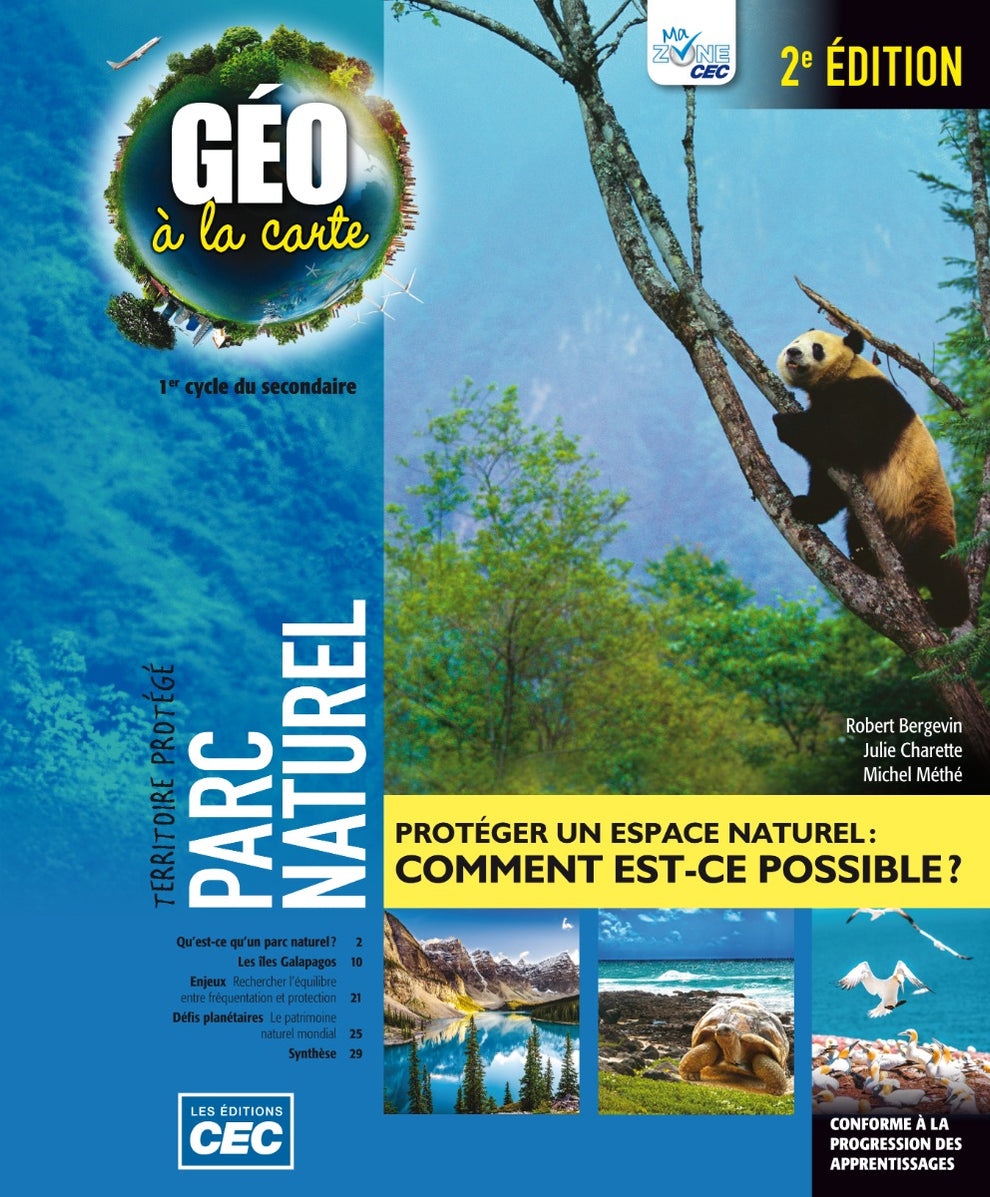 Géo à la carte (3e éd. en 2026!) - Géographie - 1re et 2e secondaire ...