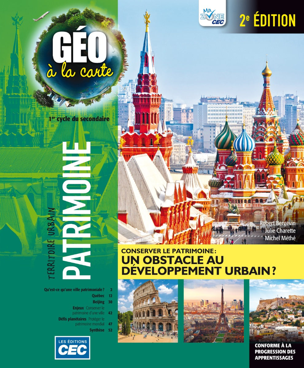 Géo à la carte (3e éd. en 2026!) - Géographie - 1re et 2e secondaire ...
